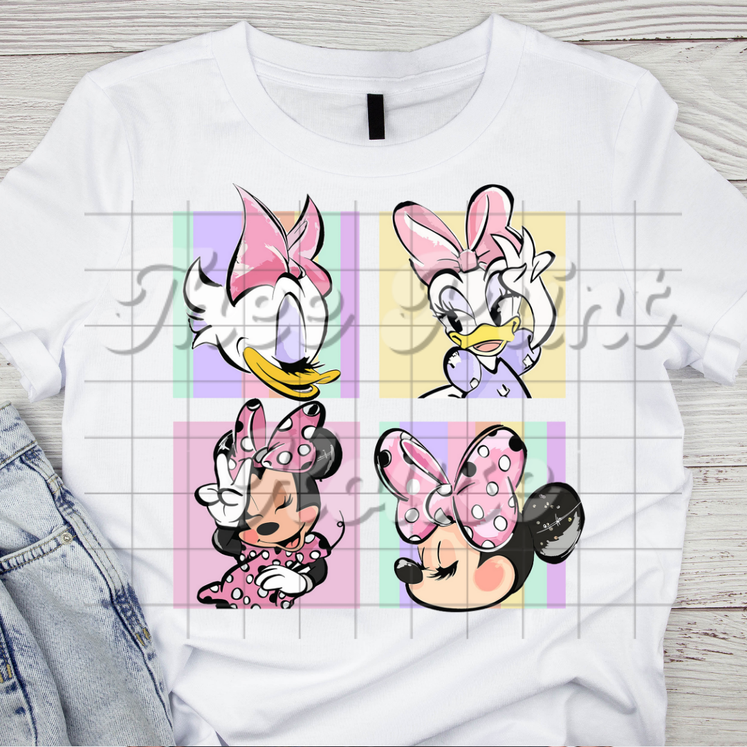 Mouse & Duck Girls – Sammies Prints