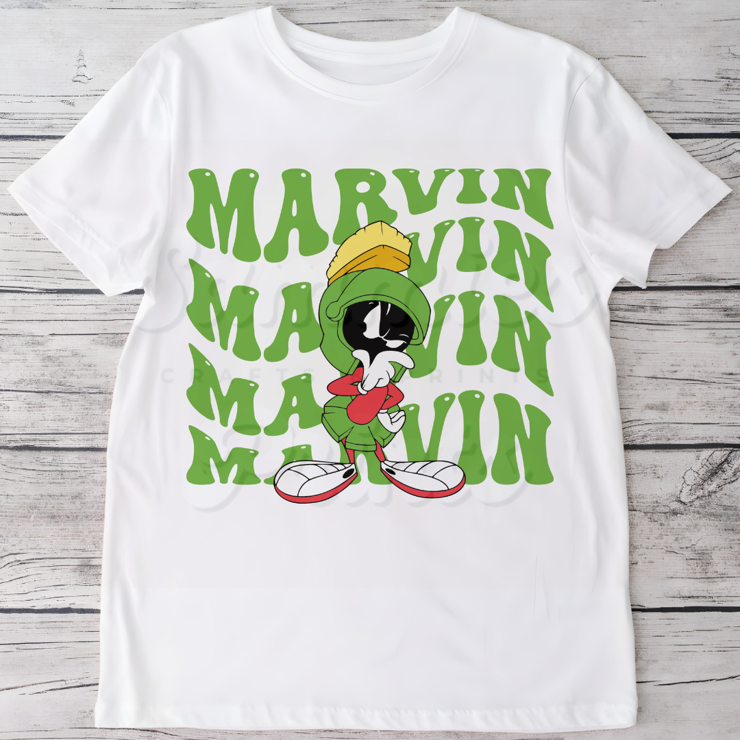 Marvin Big Name DTF Heat Transfer – Sammies Prints