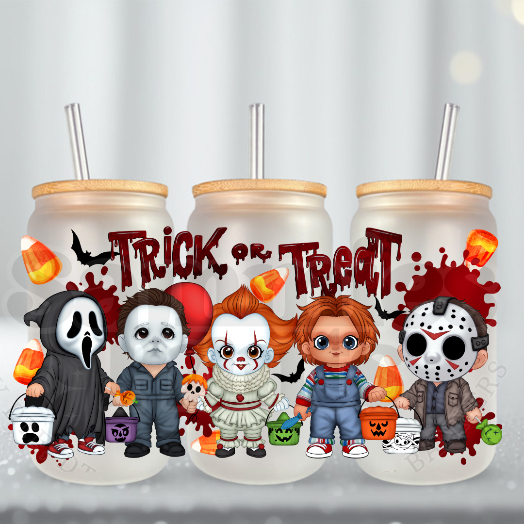 Horror 5 UV DTF Cup Wrap – Sammies Prints